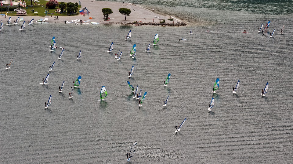 Water Sports Windsurfing Lake - Free photo on Pixabay