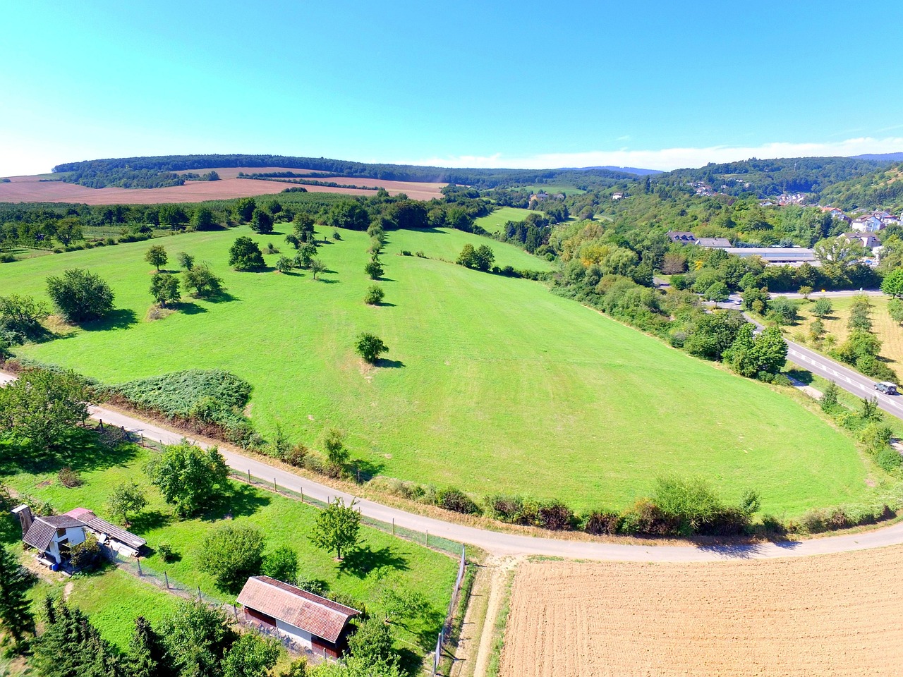 Meadow Aerial View Drone Flying - Free photo on Pixabay