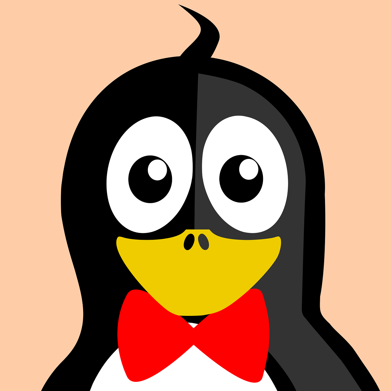 Download Bow, Tux, Nature. Royalty-Free Vector Graphic - Pixabay