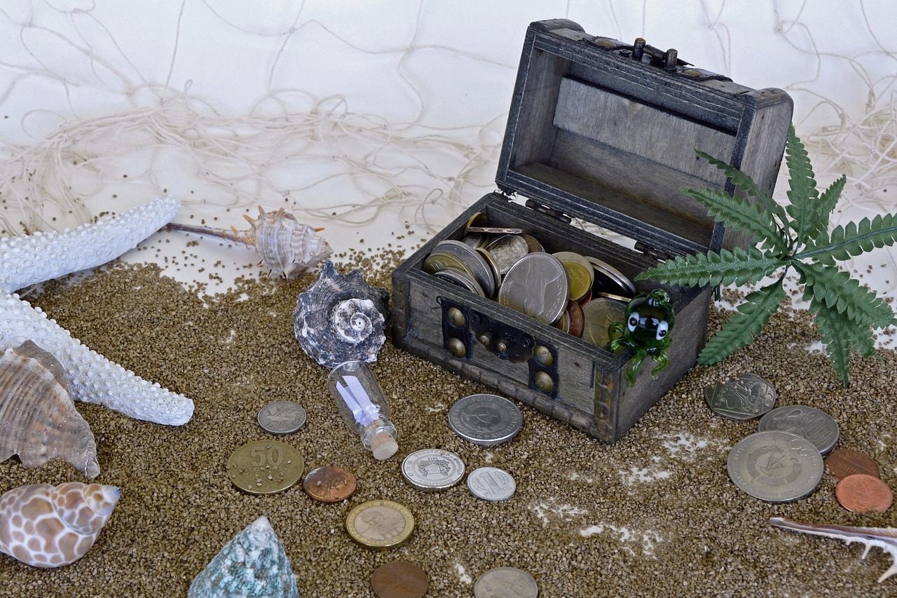 Treasure Chest Sand Squid Palm - Free photo on Pixabay