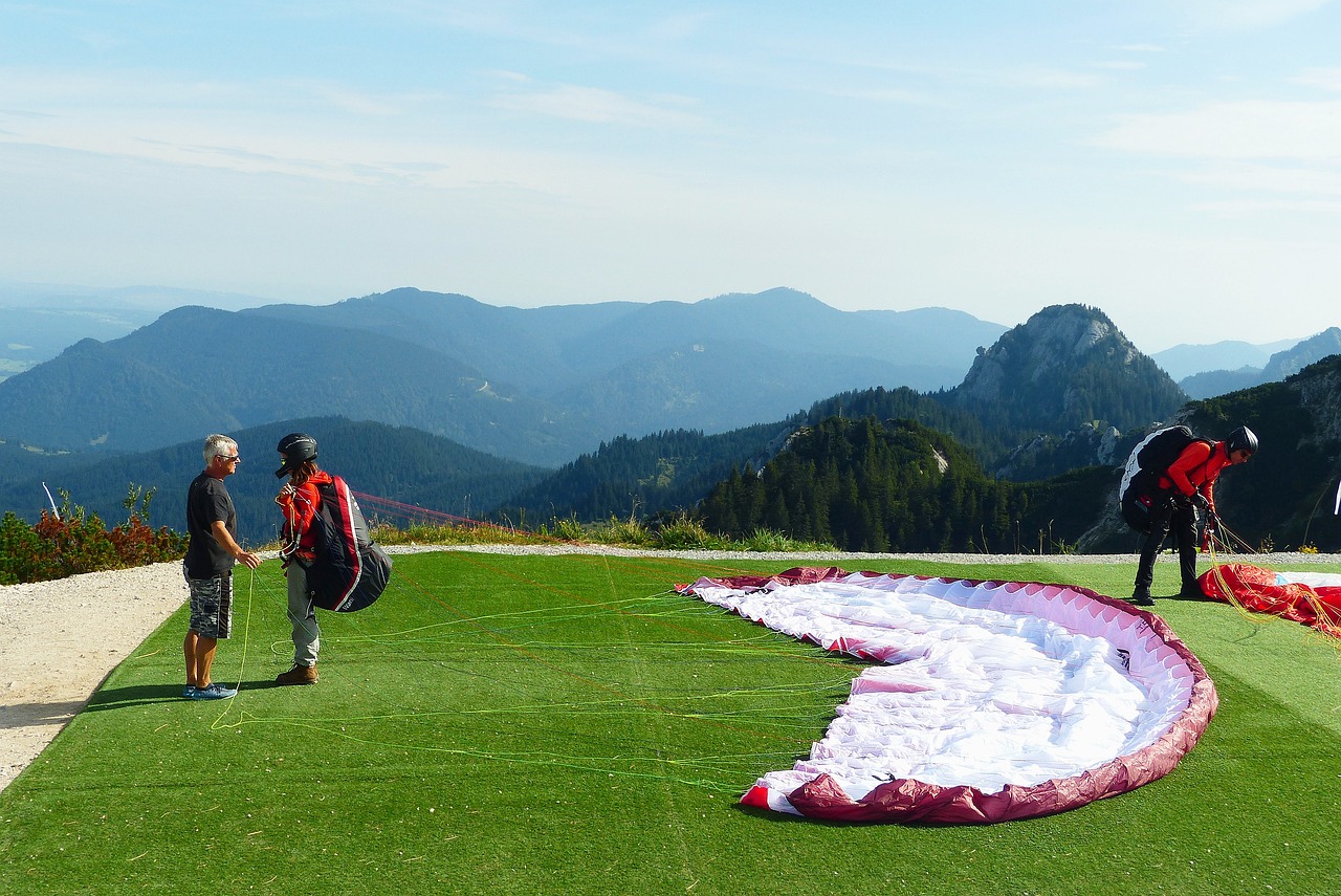 Paraglider Launch Preparation - Free photo on Pixabay - Pixabay