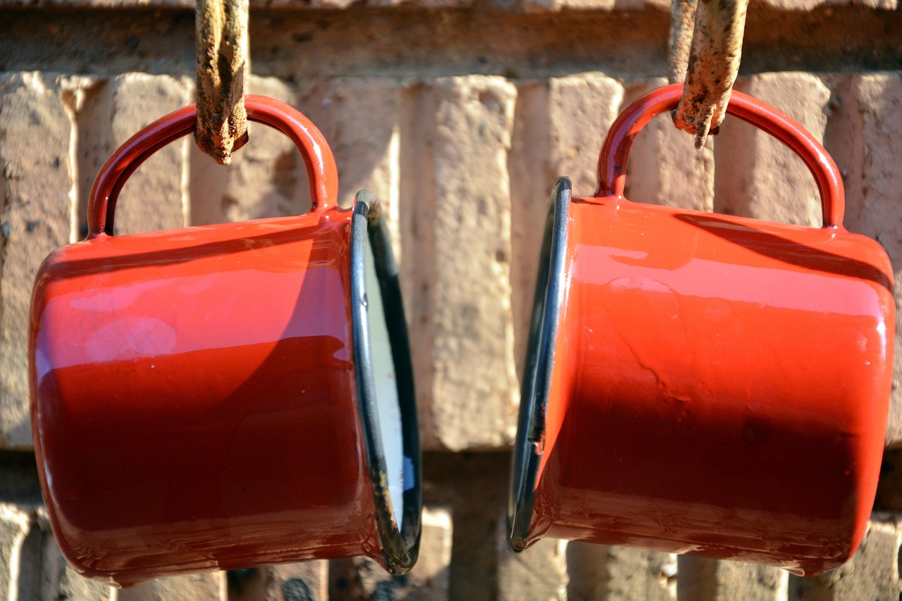 Little Mugs Enamel Hanging - Free photo on Pixabay - Pixabay