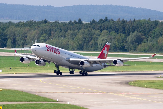 Airbus A340 Swiss Airlines Airport - Free photo on Pixabay
