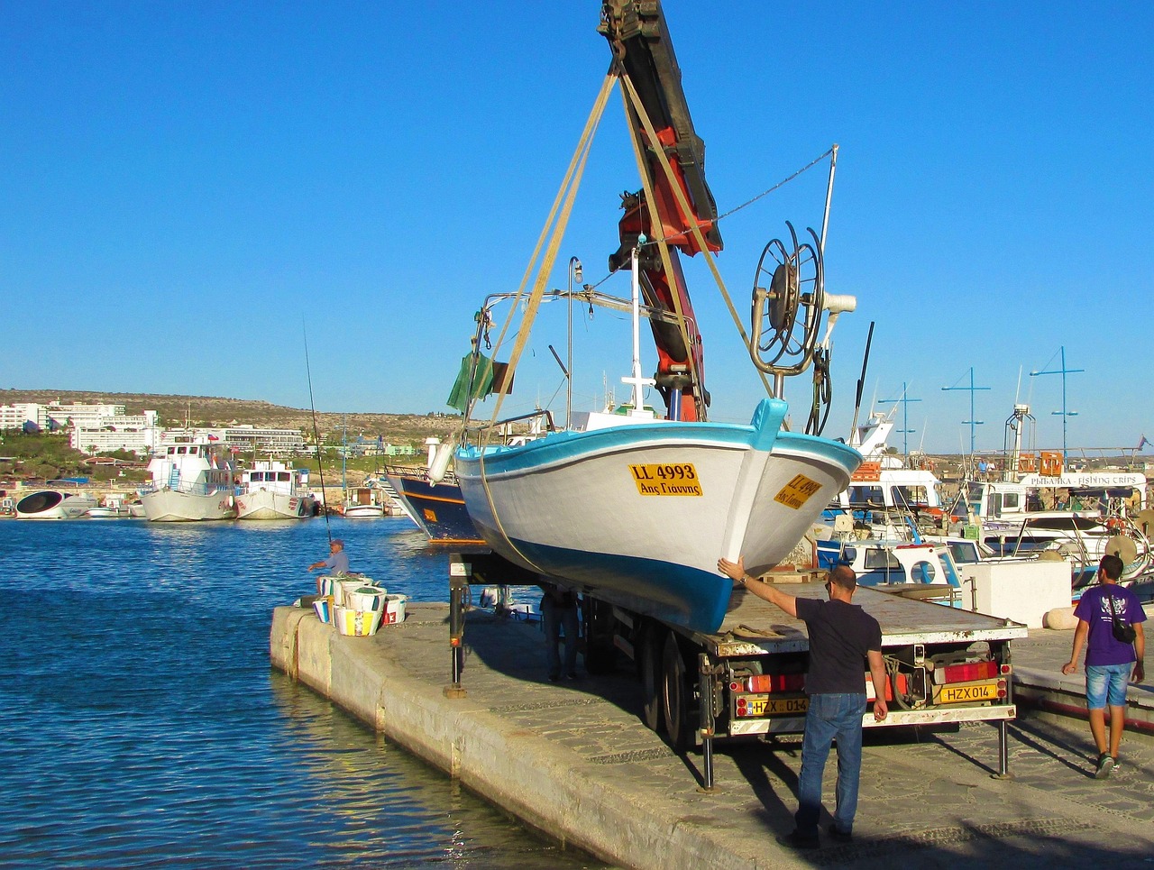 Harbor Loading Boat - Free photo on Pixabay