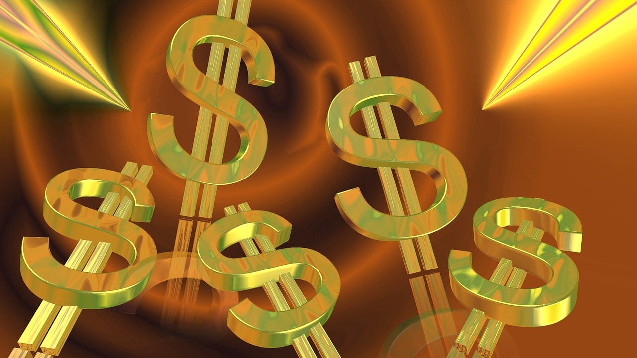 Download Golden Dollar, Money, Currency. Royalty-Free Stock ...