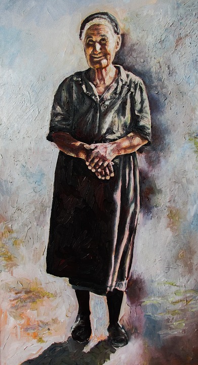 Abuela Maritsou Pintura Al Óleo Imagen Gratis En Pixabay Pixabay