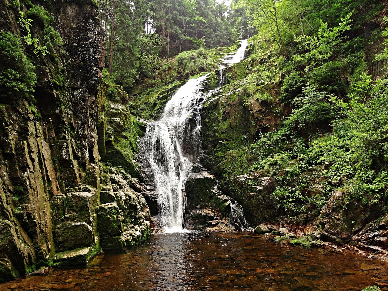 Landscape Waterfall Brook - Free photo on Pixabay - Pixabay