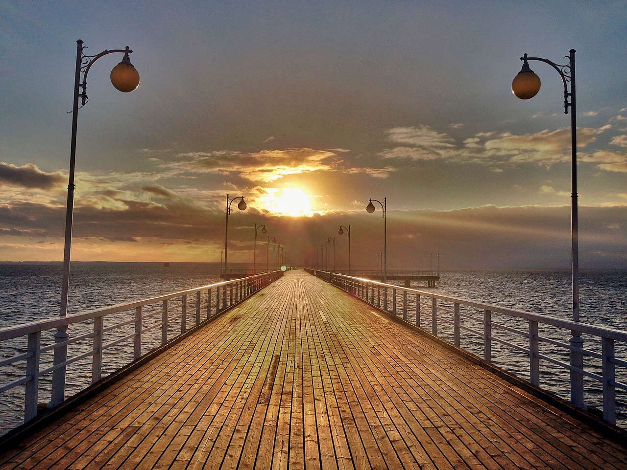 Mar El Muelle Báltico Luces - Foto gratis en Pixabay - Pixabay