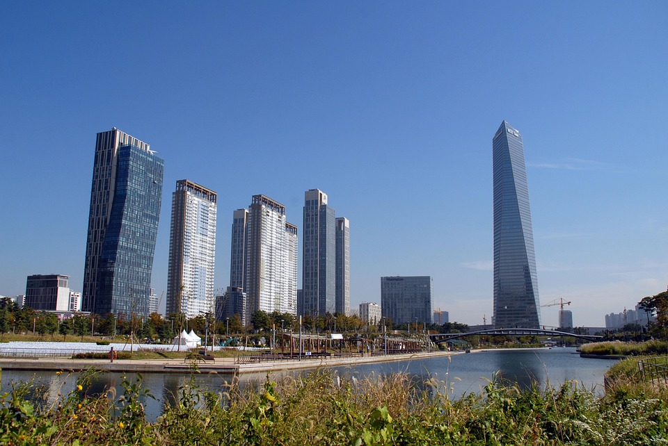 Incheon Songdo Budynek Park - Darmowe zdjęcie na Pixabay