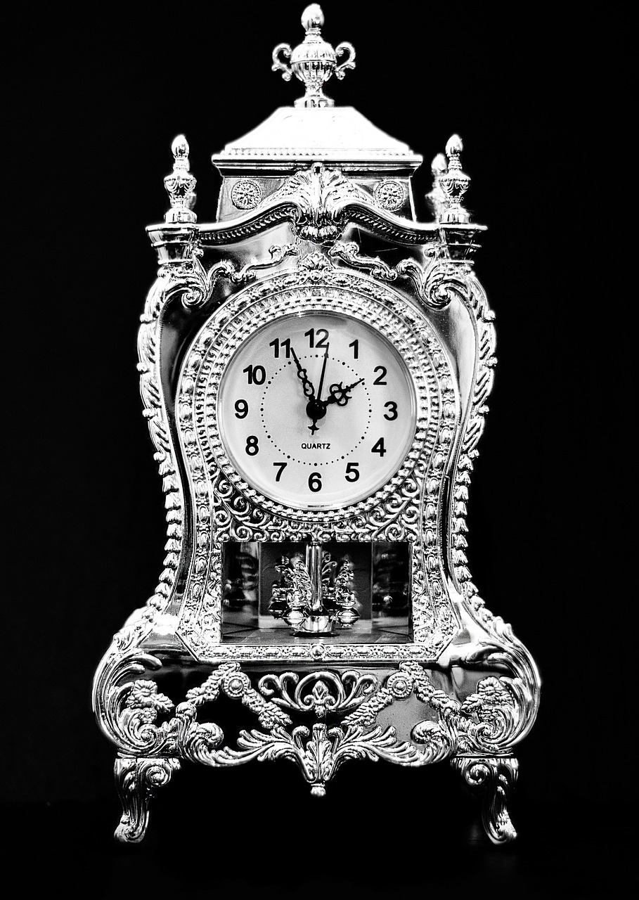 Clock Time Silver - Free photo on Pixabay - Pixabay