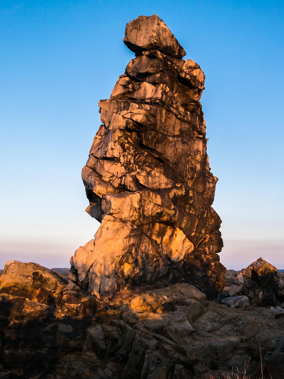 Devil Wall Königstein Rock Evening - Free photo on Pixabay - Pixabay