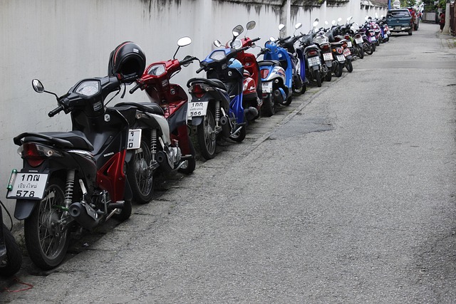 Motorcycle Thailand Row - Free photo on Pixabay - Pixabay