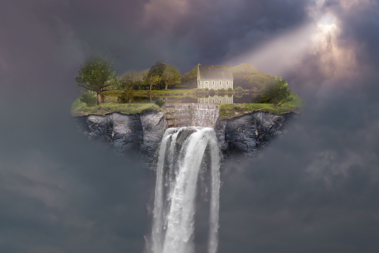 Download Island, Hover, Heaven. Royalty-Free Stock Illustration Image ...