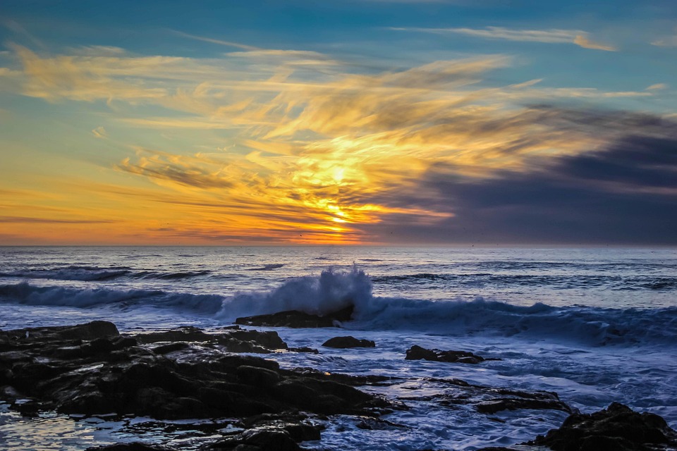 Ocean Sea Sunset - Free photo on Pixabay