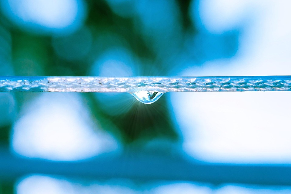 Wassertropfen Wäscheleine - Kostenloses Foto auf Pixabay