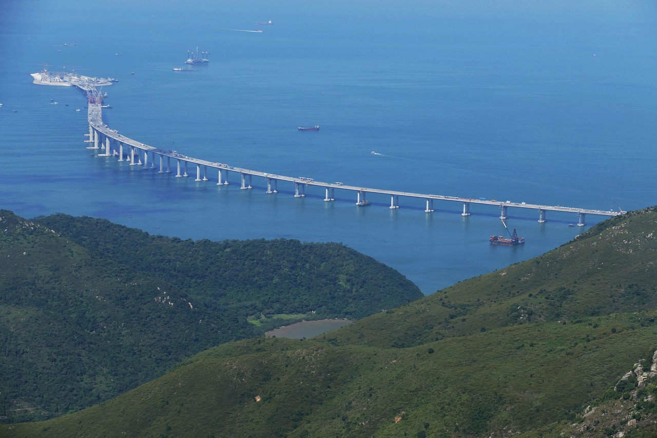 Hong Kong Bridge Construction Site - Free photo on Pixabay