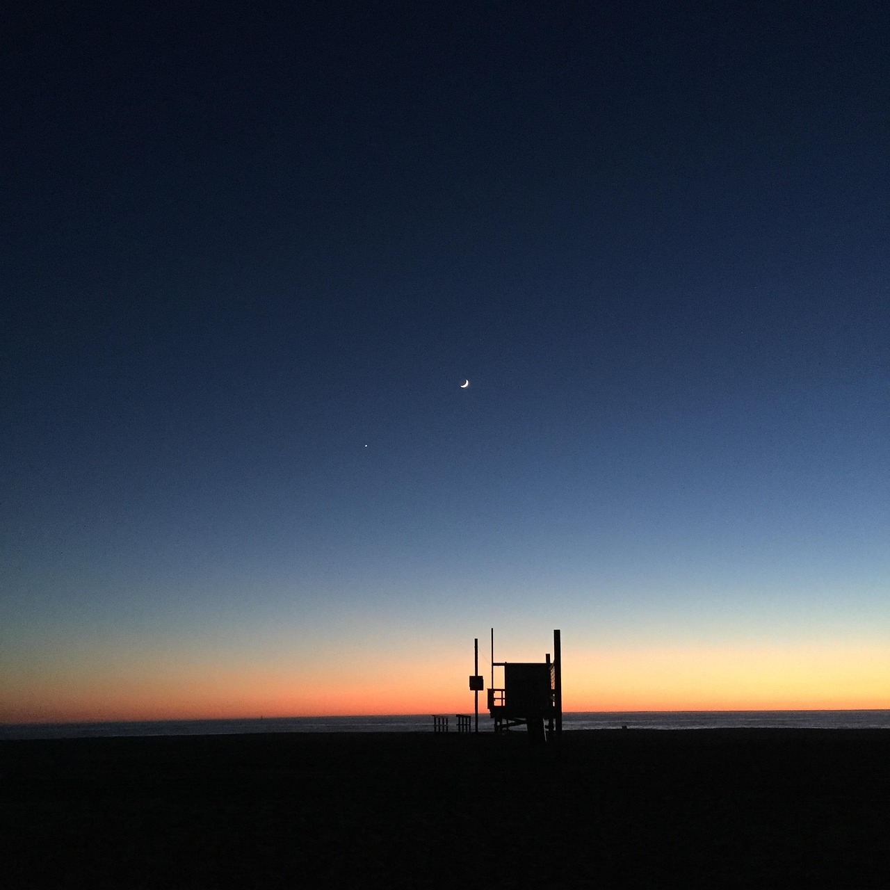 Praia Noite Lua Pôr Do - Foto gratuita no Pixabay - Pixabay