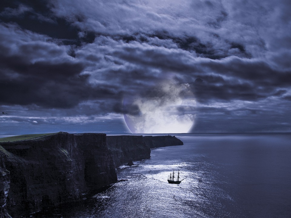 Cliffs Ireland Sailing Ship - Free photo on Pixabay