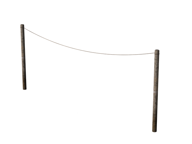 Empty Clothesline Clipart