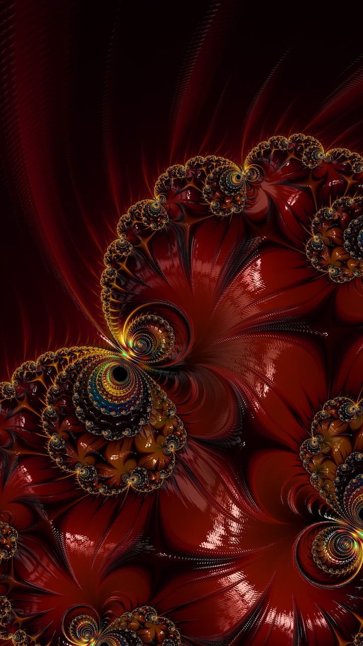 Download Fractal Red Fantasy Royalty-Free Stock Illustration Image ...