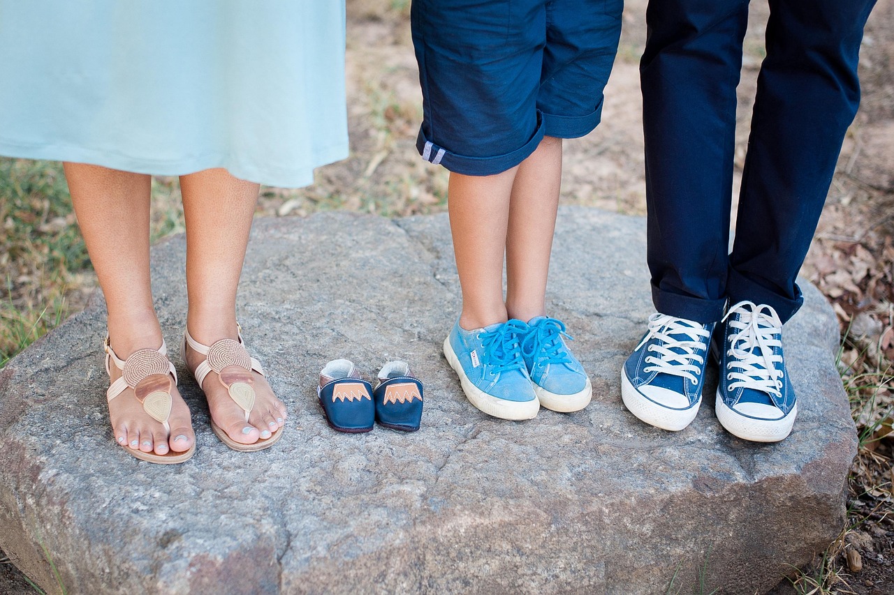 Family Feet Closeup Blue Baby - Free photo on Pixabay
