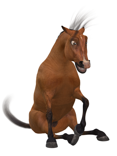 Cheval Dessin Animé Drôle - Image gratuite sur Pixabay