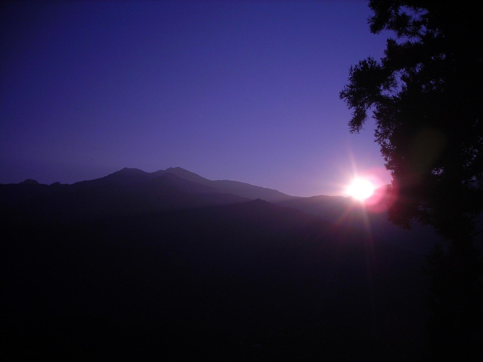 Early Morning Sky With Sun