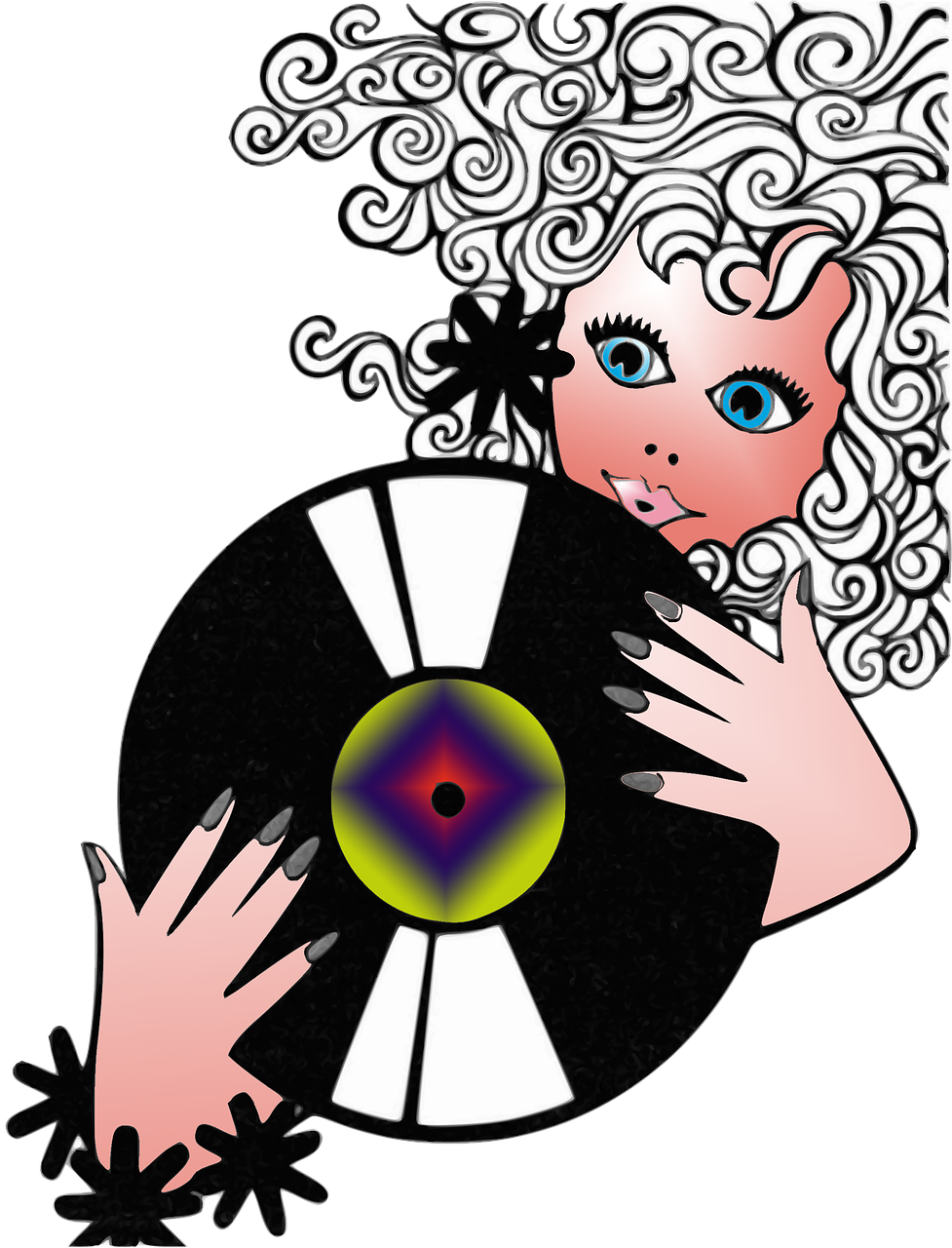 Download Woman, Disco, Music. Royalty-Free Stock Illustration Image ...