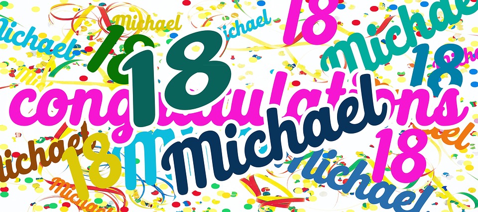 Geburtstag Glückwunsch Achtzehn - Kostenloses Bild auf Pixabay