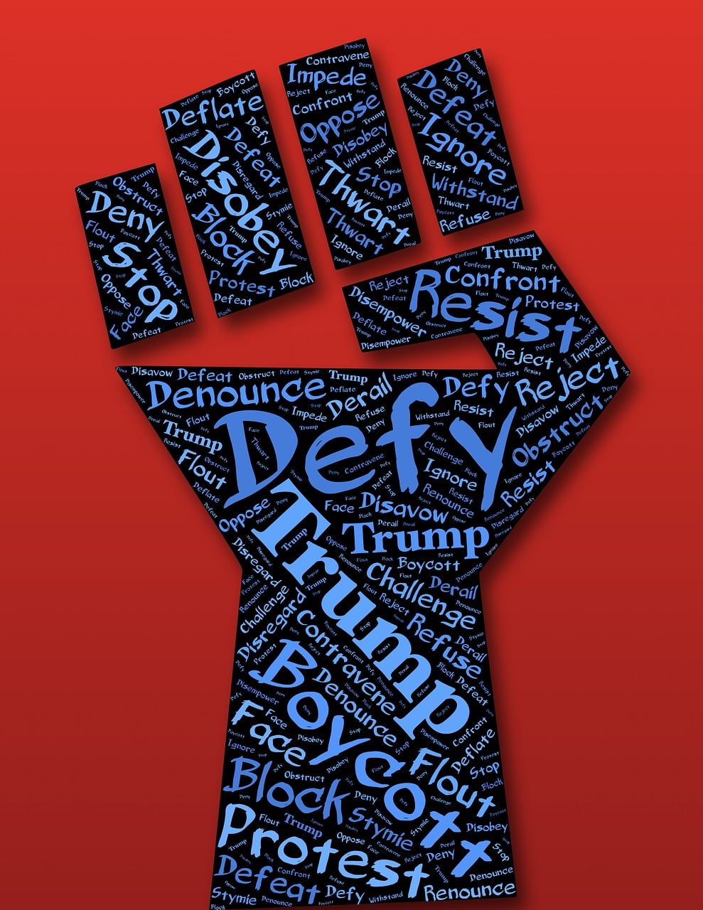 Download Defiance, Fist, Resist. Royalty-Free Stock Illustration Image ...