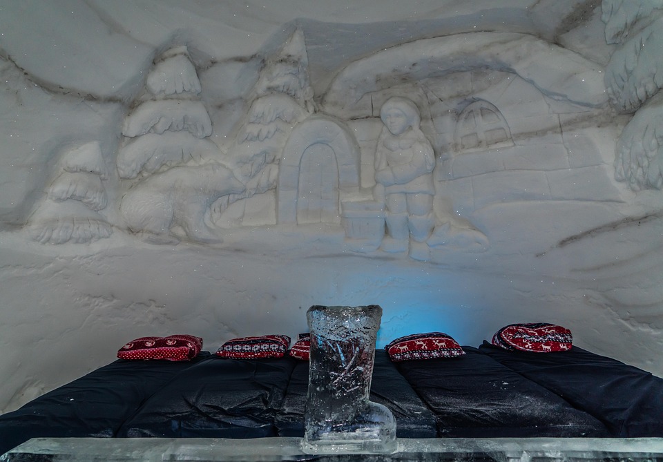 Snowhotel Hotel Room Ice - Free photo on Pixabay