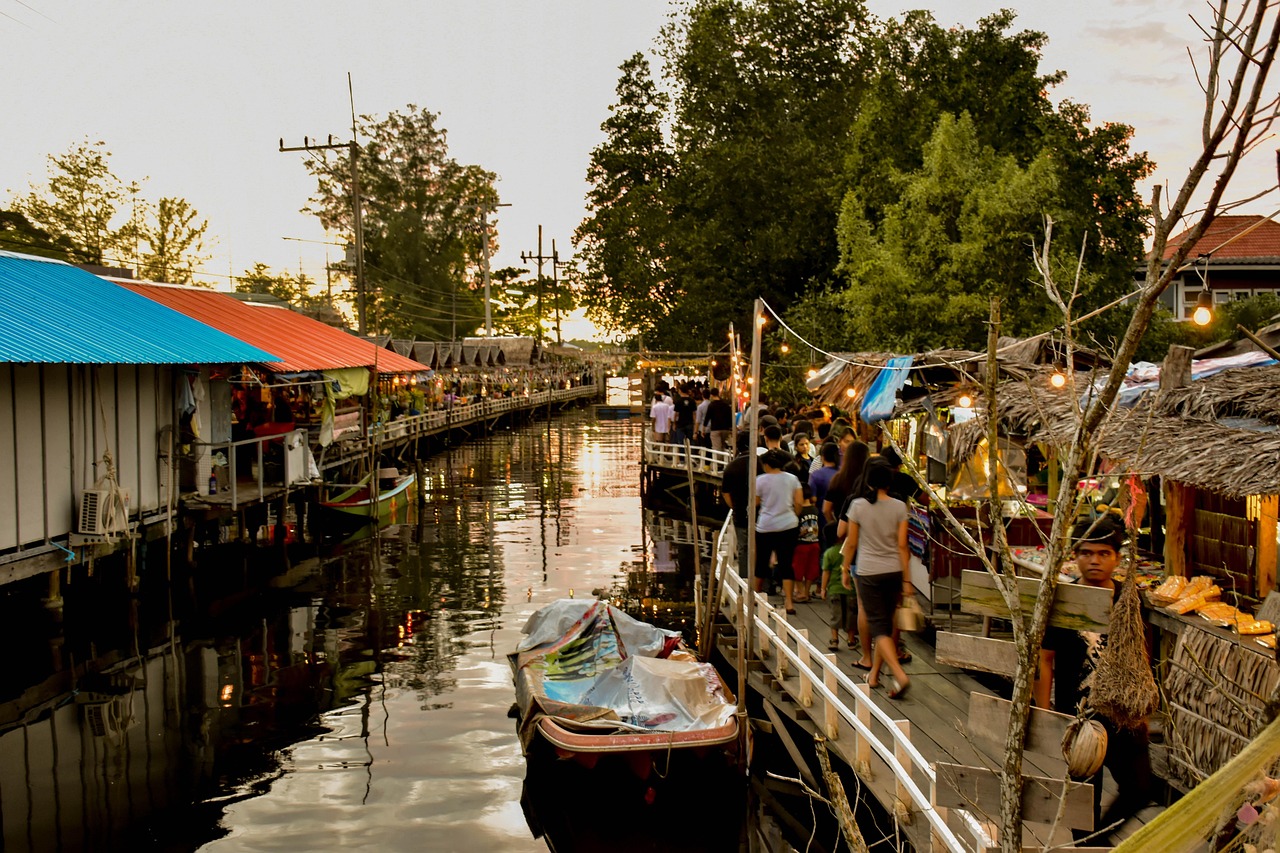 Floating Market River Communities - Free photo on Pixabay