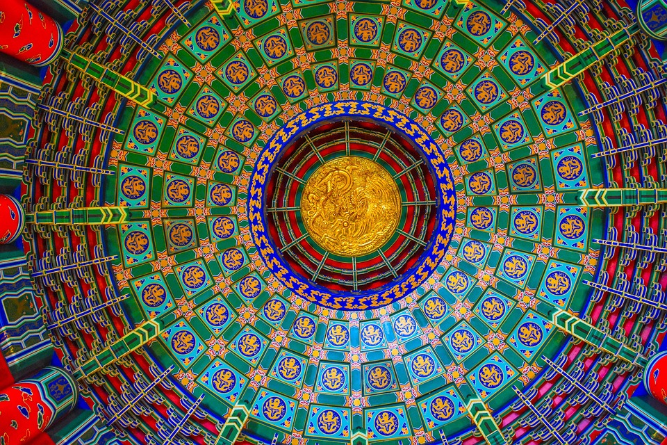 Temple Abstract Ceiling - Free photo on Pixabay - Pixabay