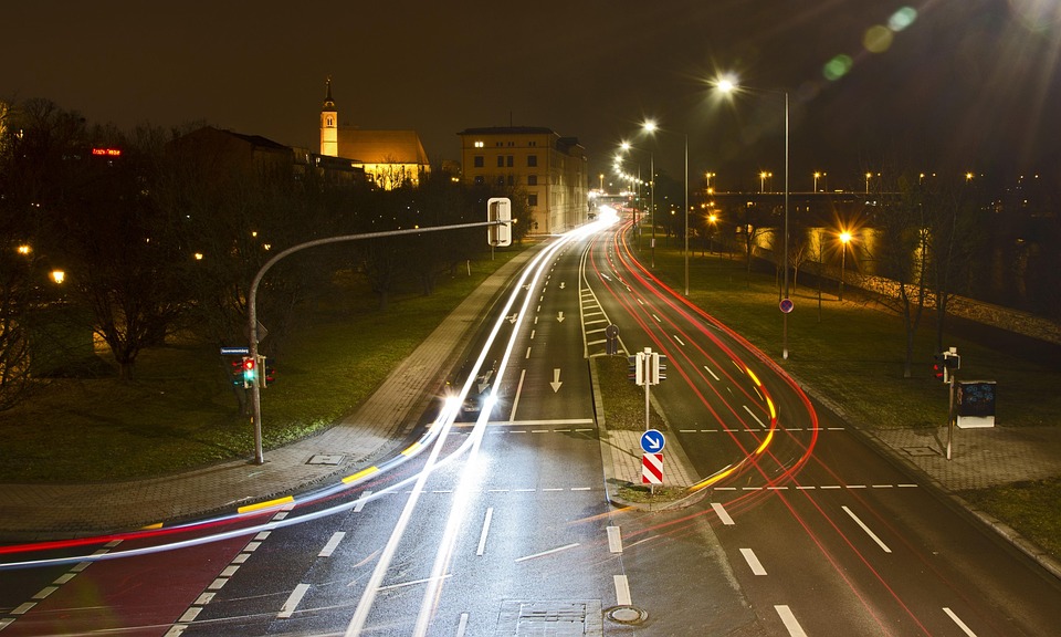 Night Shot Light Strips Road - Free photo on Pixabay - Pixabay