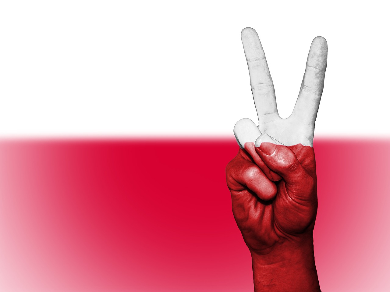 Poland Peace Hand - Free photo on Pixabay - Pixabay