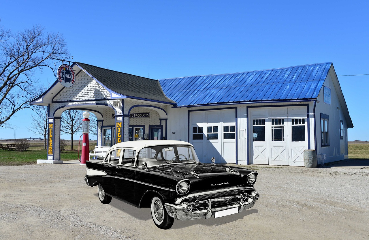 Old Gas Station Chevrolet Isolated - Free photo on Pixabay - Pixabay