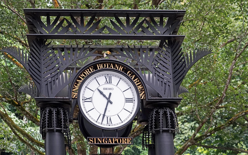 Clock Botanical Garden Singapore - Free photo on Pixabay