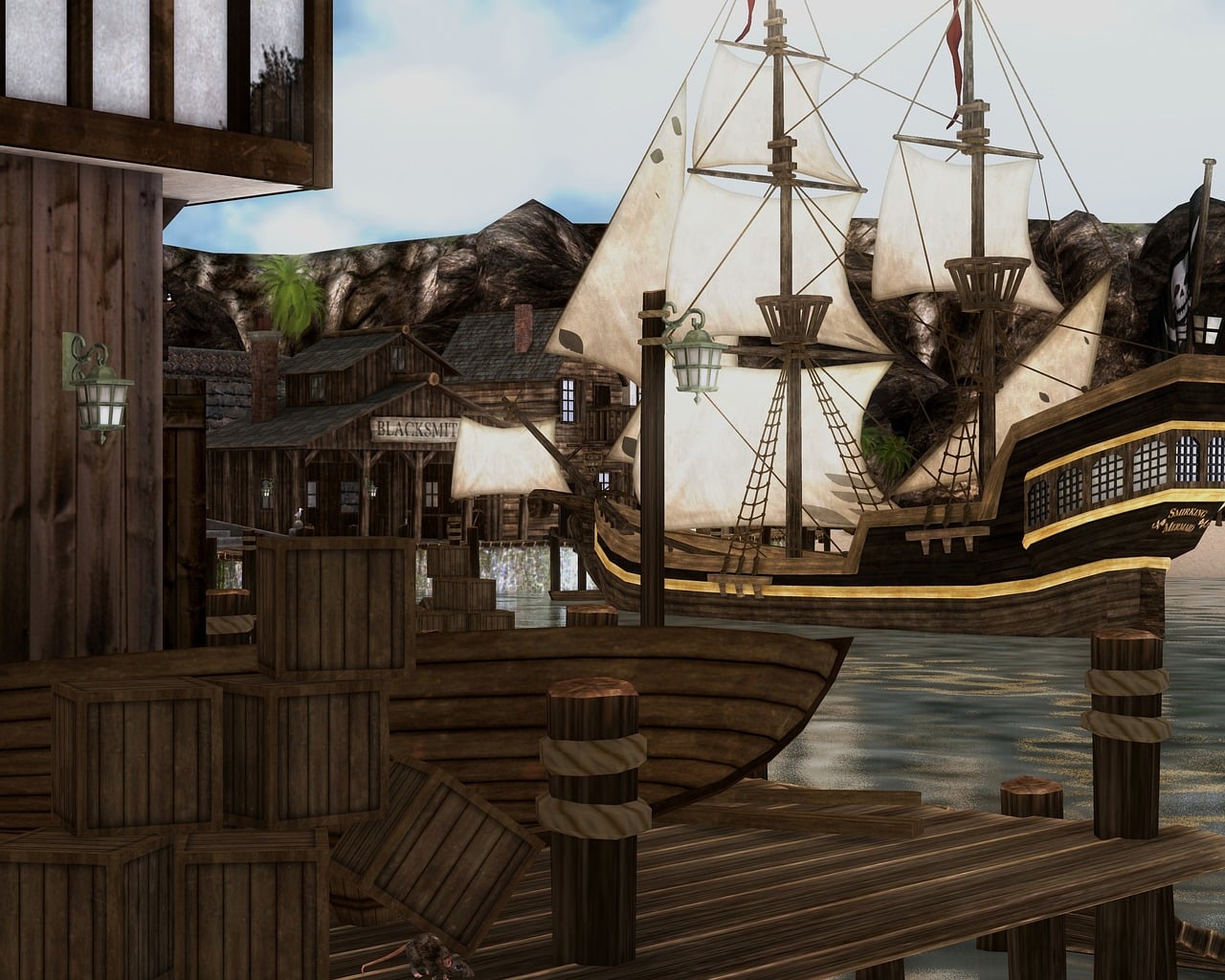 Download Pirate, Pirate Village, Swashbuckler. Royalty-Free Stock ...