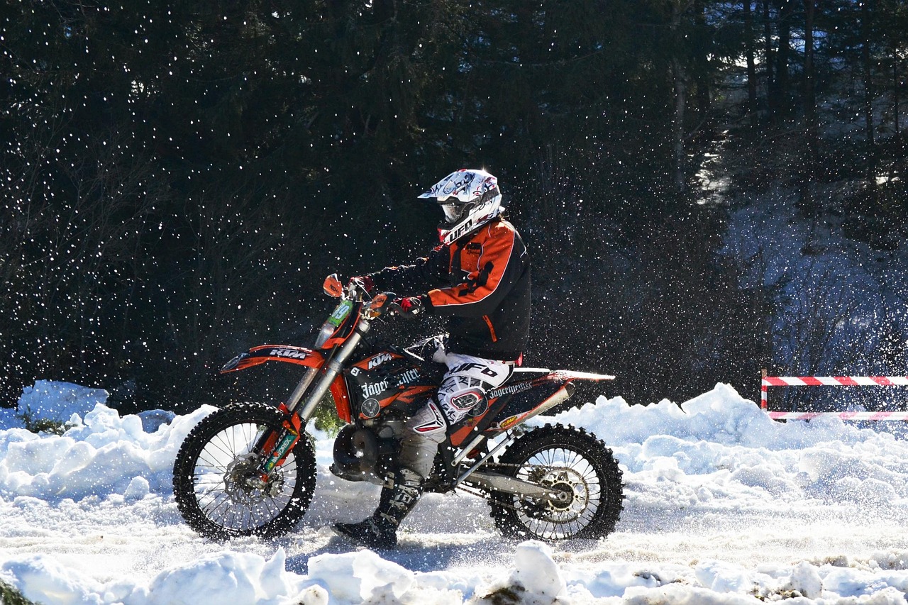 Motorcycle The Snow Biker - Free photo on Pixabay