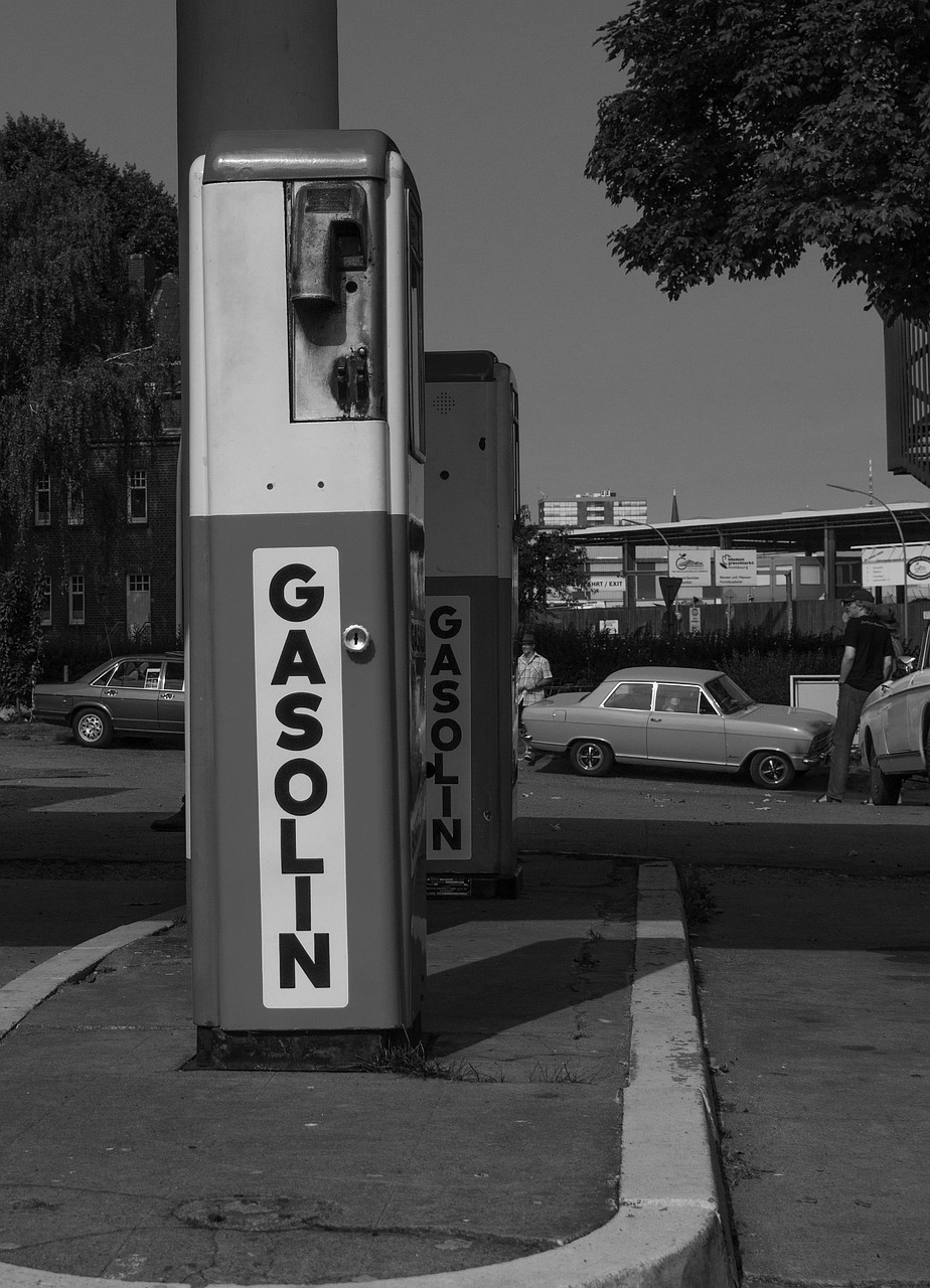 Gas Station Retro Look - Free photo on Pixabay - Pixabay