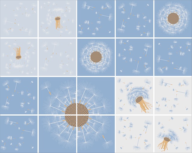 Download Dandelion, Art, Tiles. Royalty-Free Stock Illustration Image ...