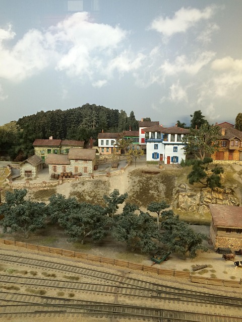 Rural Community Diorama