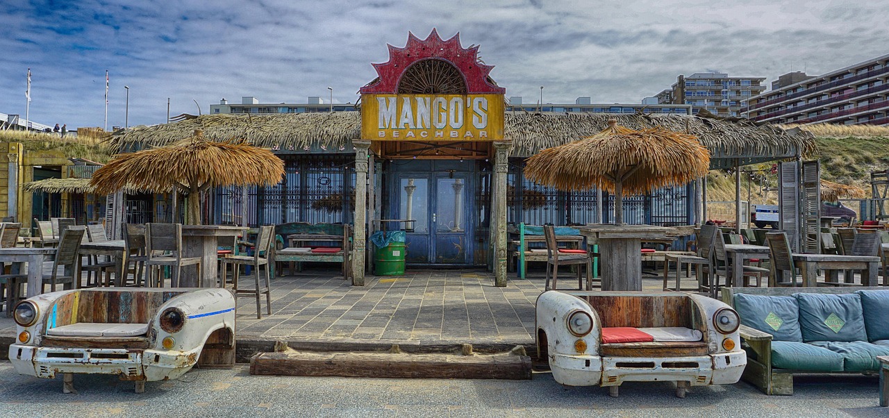 Bar En La Playa Holanda - Foto gratis en Pixabay - Pixabay