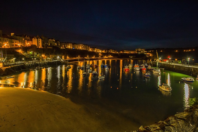 Port Night The City - Free photo on Pixabay