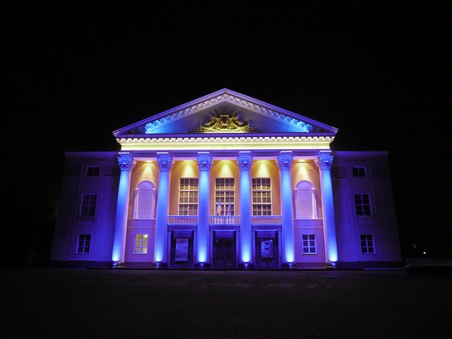 Theater Nacht Die Fassade Der - Kostenloses Foto auf Pixabay - Pixabay