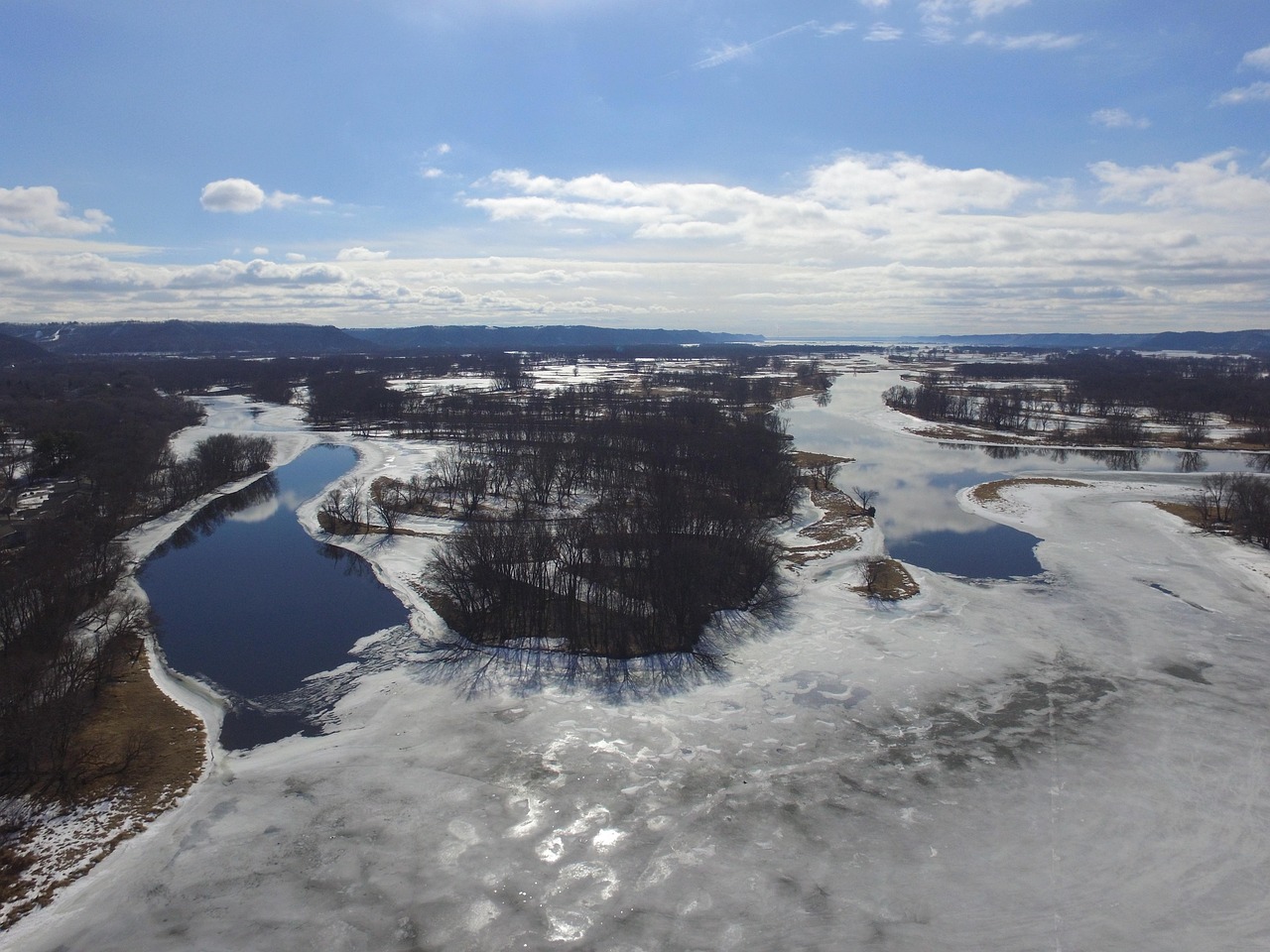 Mississippi River From Sky