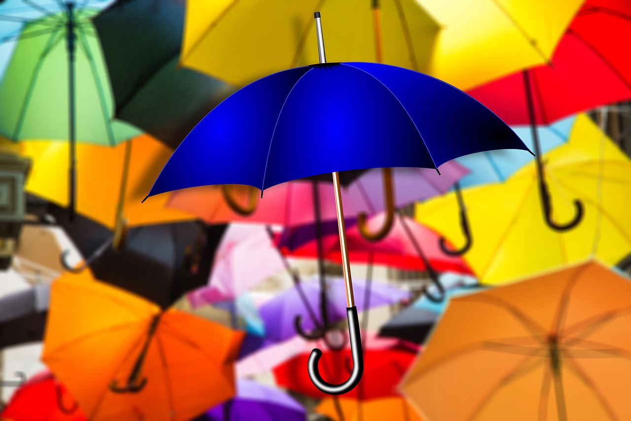 Download Umbrella, Colour, The Atmosphere. Royalty-Free Stock ...