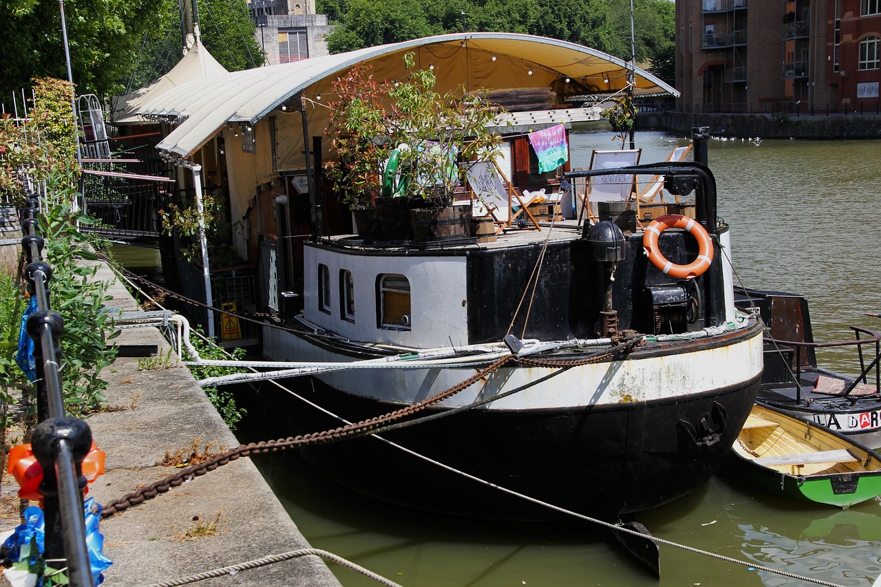 Barge Boat Moored Water - Free photo on Pixabay