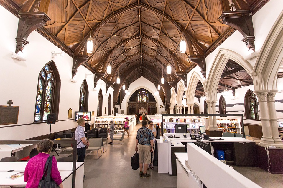 Library Church Architecture Quebec - Free photo on Pixabay