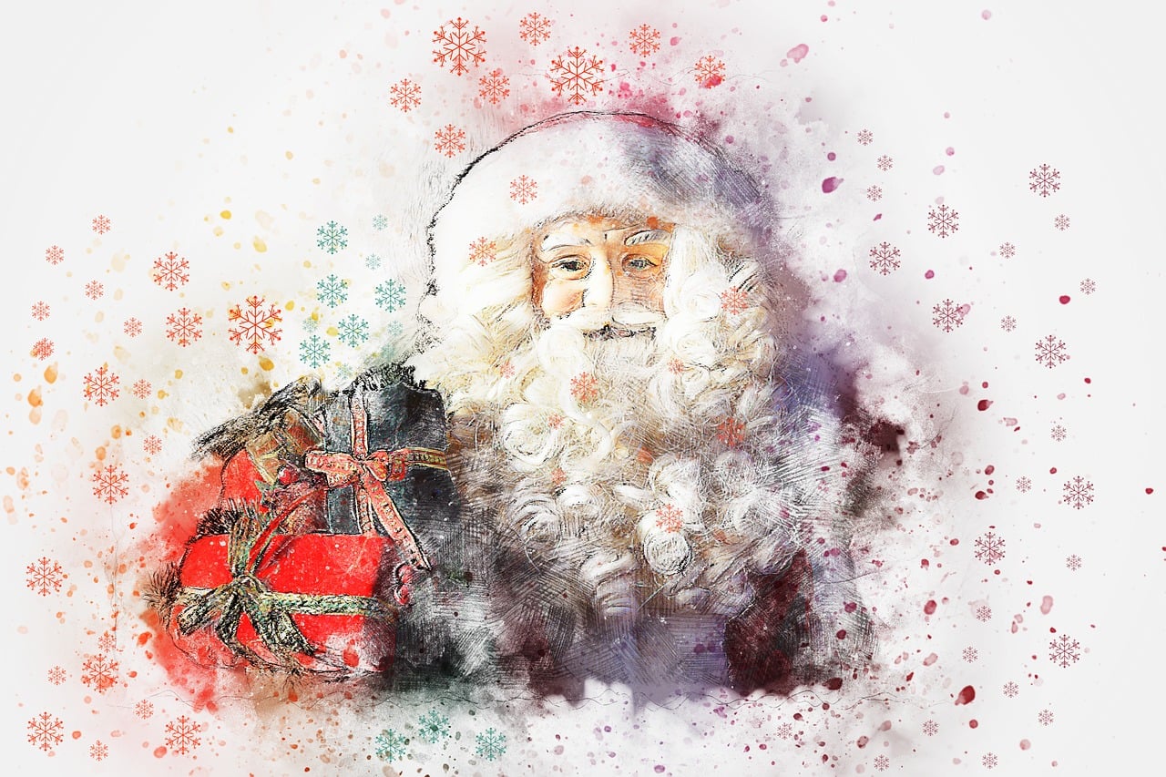Download Christmas Santa Claus Gift Royalty-Free Stock Illustration ...